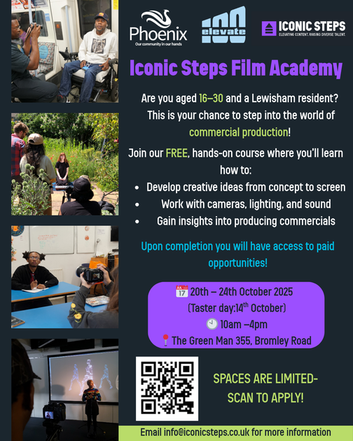 Iconic Steps Film Academy — We Are Lewisham